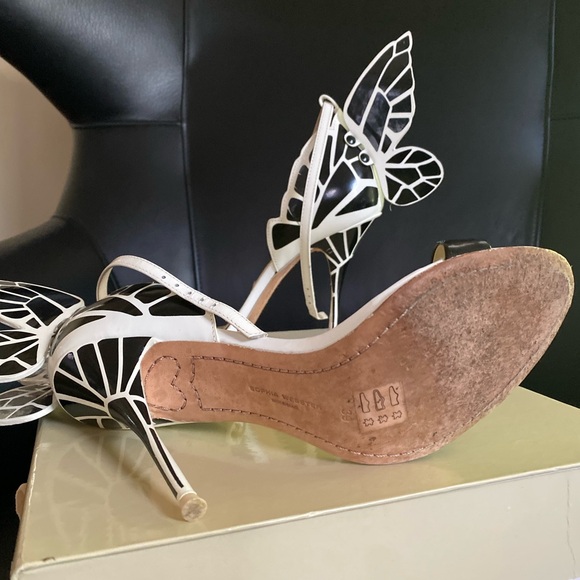 Sophia Webster | Shoes | Sofia Webster Evangeline Butterfly Wing Heels ...